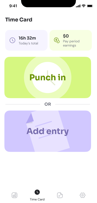 Time Squared Time Clock